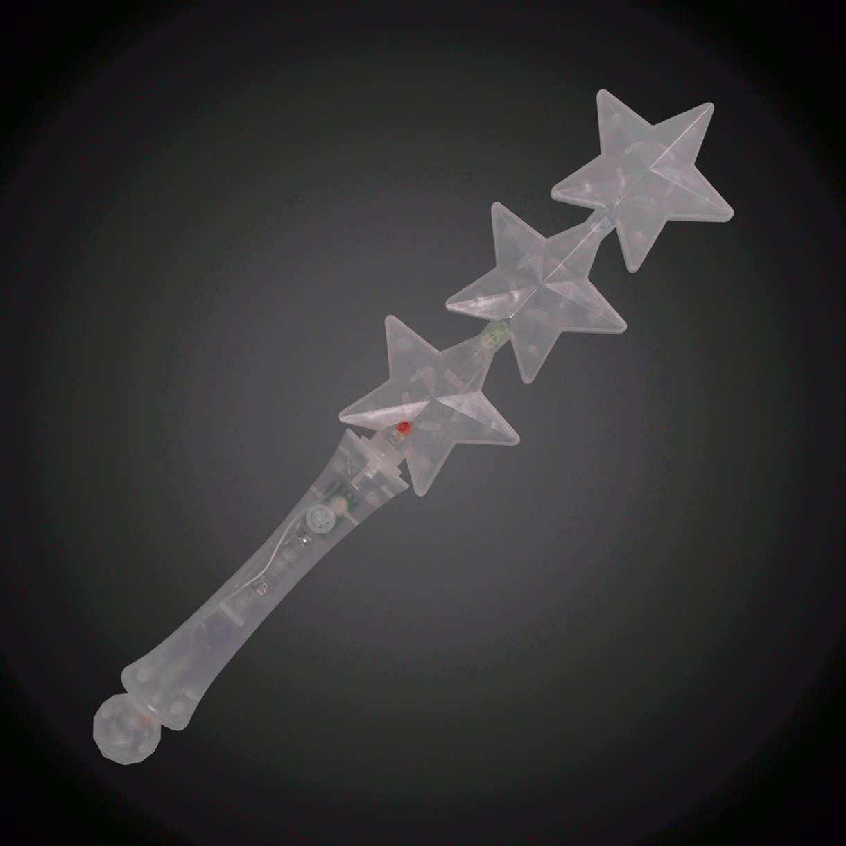 Triple Star LED Wand - Light Up Novelties