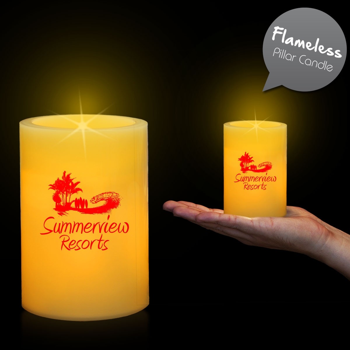 Fabulous Fake Flameless LED Candles - 3 Sizes