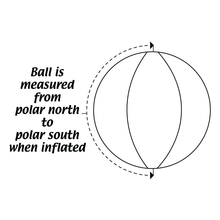 24 Inch Inflatable Beach Ball with 2 - 6 Inch Glow Sticks