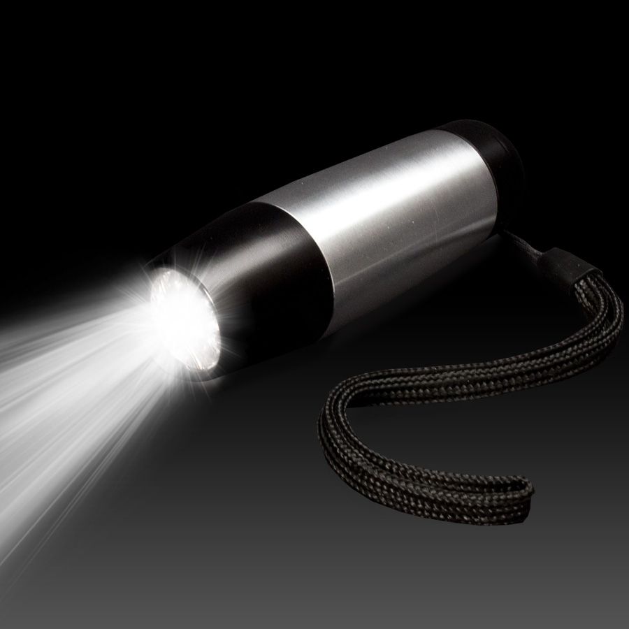 Silver Metallic Taper Flashlights - Clearance