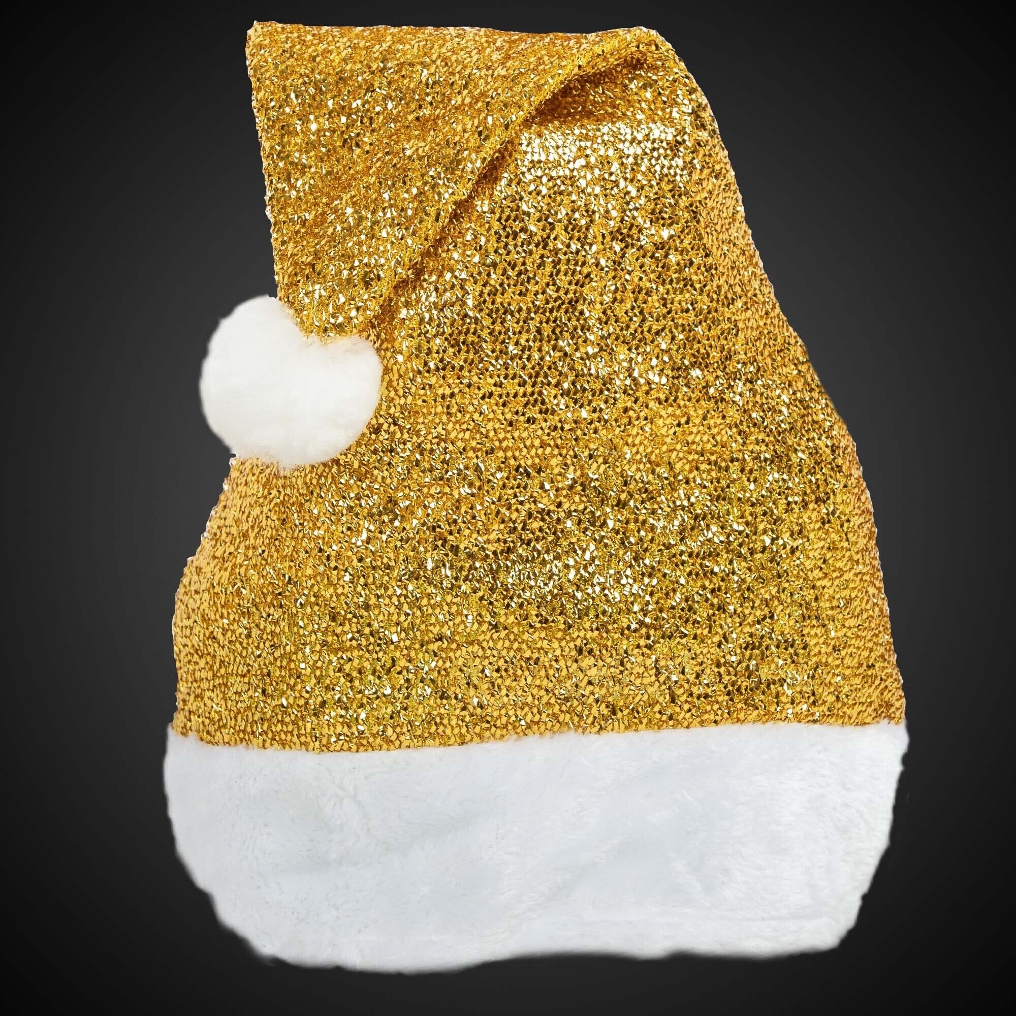 Gold Santa Hat