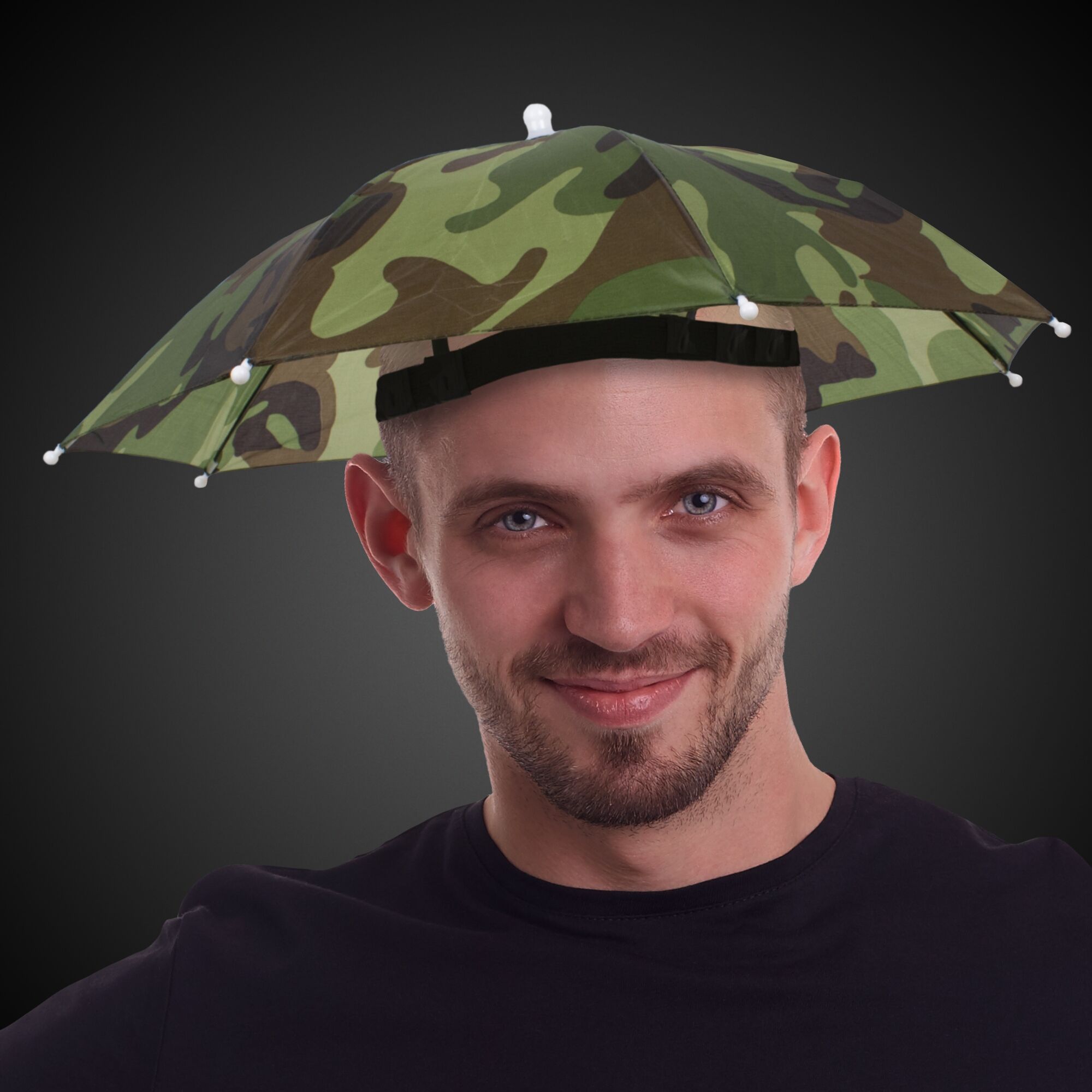 Camo Umbrella Hat