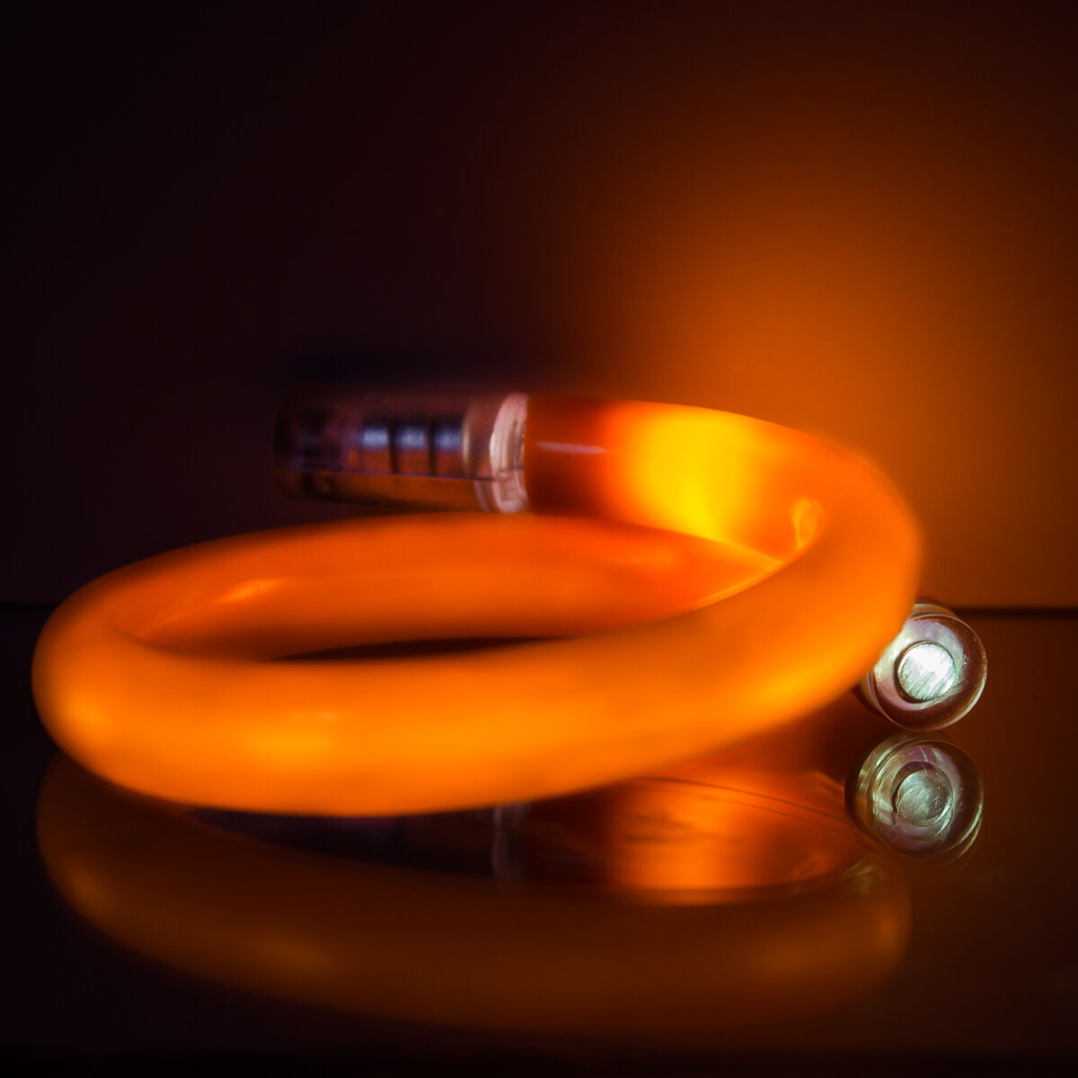 Flashing Coil Tube Bracelet - Multiple Colors