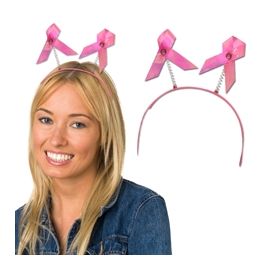 Pink Ribbon Head Boppers