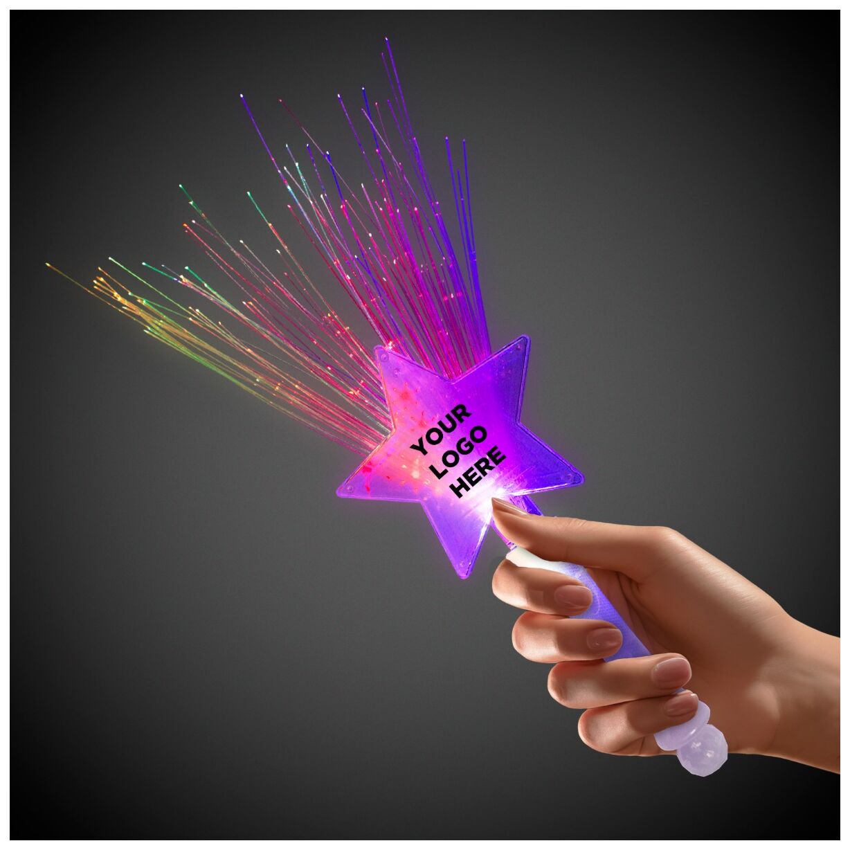 Fiber Optic LED Star Wand